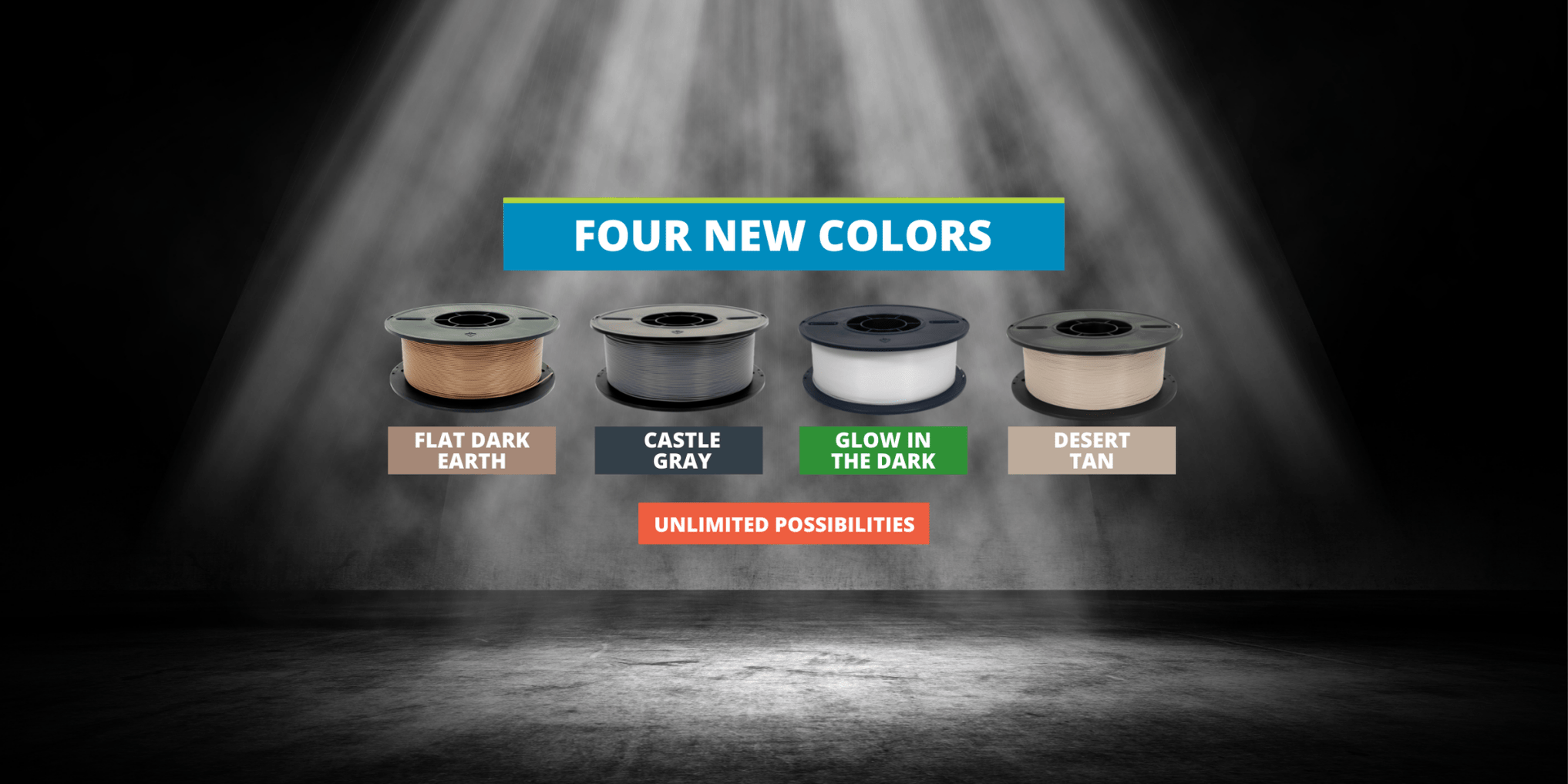 3D-Fuel Adds 4 New Colors to Pro PLA Filament Lineup