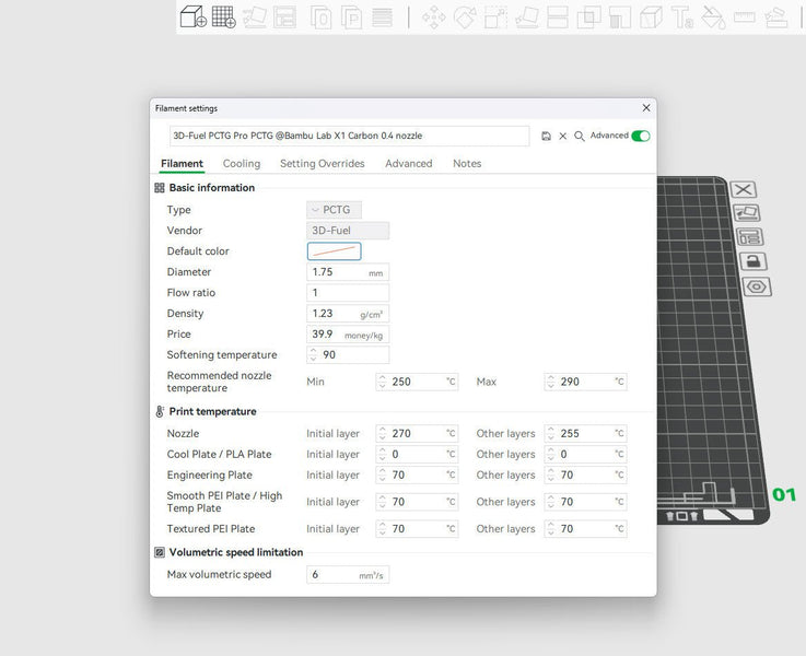 New Pro PCTG Filament Profile For Bambu 3D Printers Available — 3D-Fuel